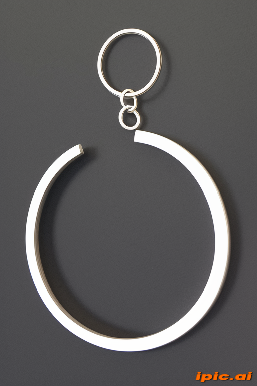 Stylish Silver Hoop Earring with a Distinctive Circular Design and ...
