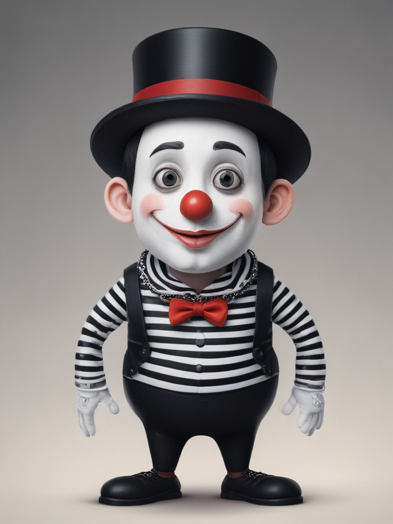 funny cartoon mime