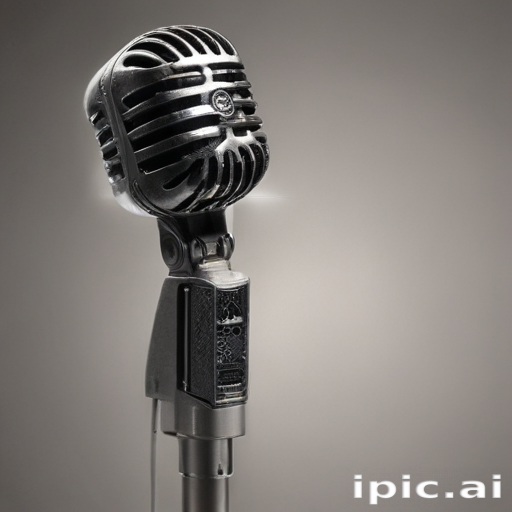 Classic Vintage Microphone Ready for Captivating Performances and ...