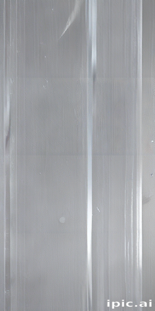 Translucent Plastic Sheet with Subtle Textures and Patterns Under Light