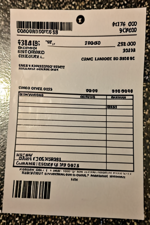 costco register receipt blank template