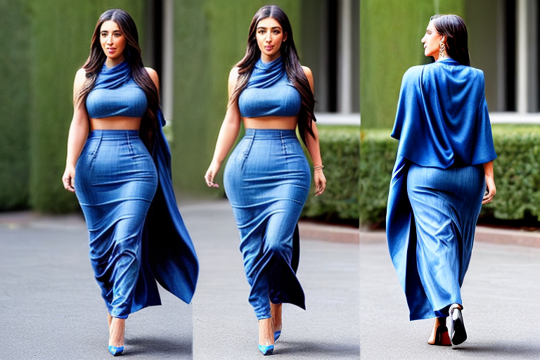Kim Kardashian in sari