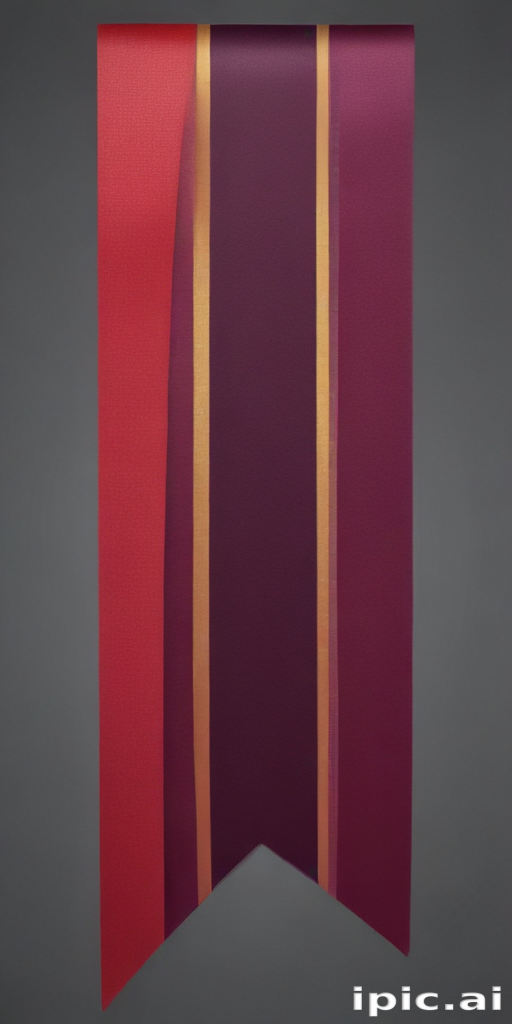 Elegant Ribbon Design Featuring Rich Colors and Striking Patterns for ...