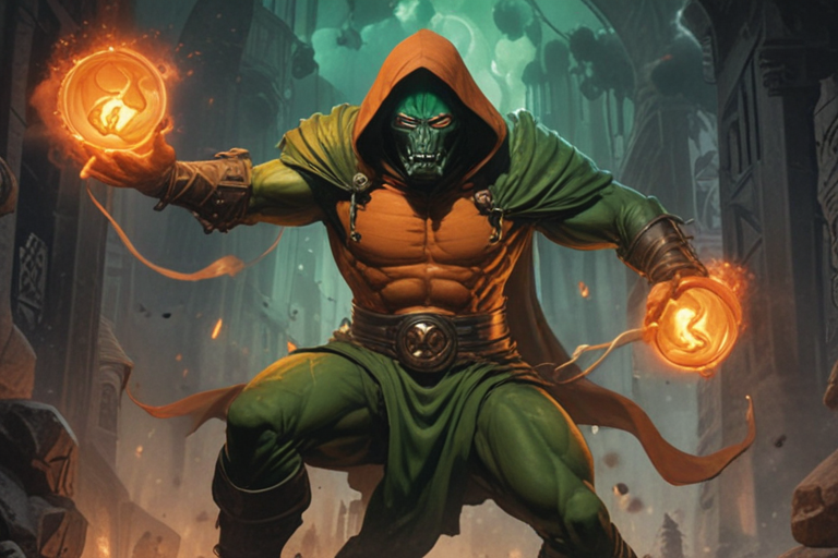 Dr Doom from marvel being a member of DC's Orange Lantern Corps and ...