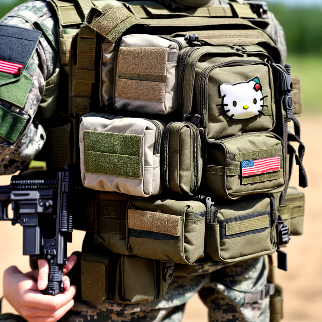 Military Tactical Hello Kitty