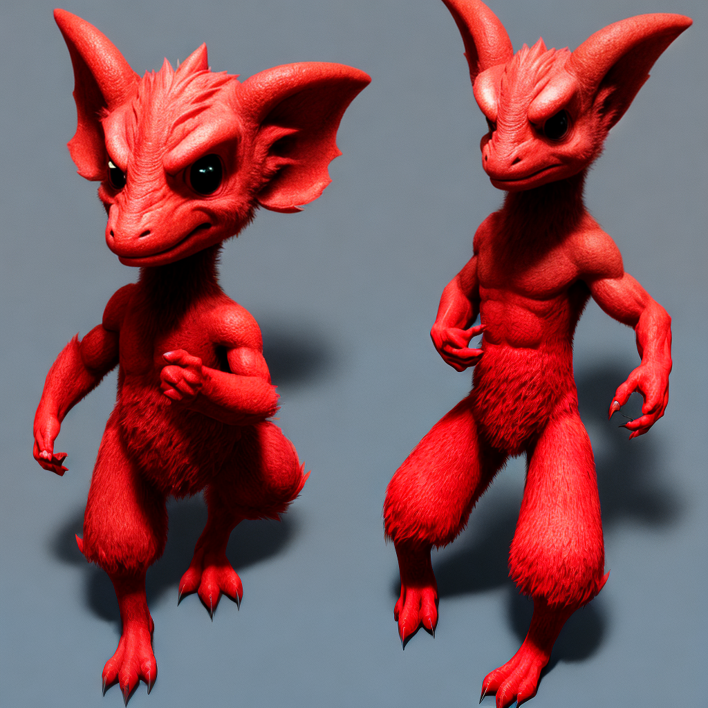 Free Ai Image Generator - High Quality and 100% Unique Images - iPic.Ai — Red imp demon