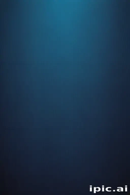 Calm and Serene Deep Blue Background Evoking a Sense of Tranquility