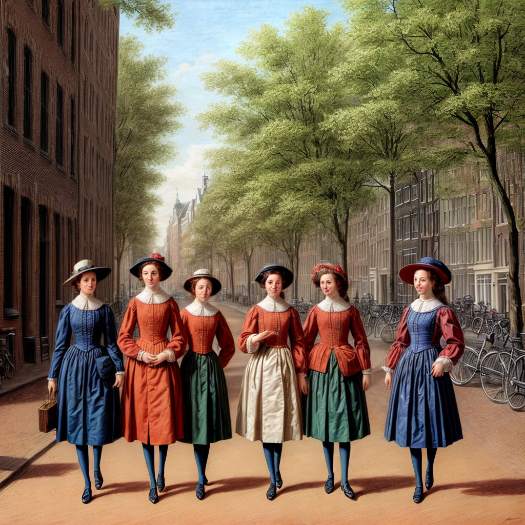 3 realistic dutch women in amsterdam, amsterdams paaltje