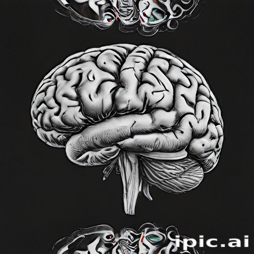 Intricate Illustration of a Human Brain Highlighting Its Complex ...