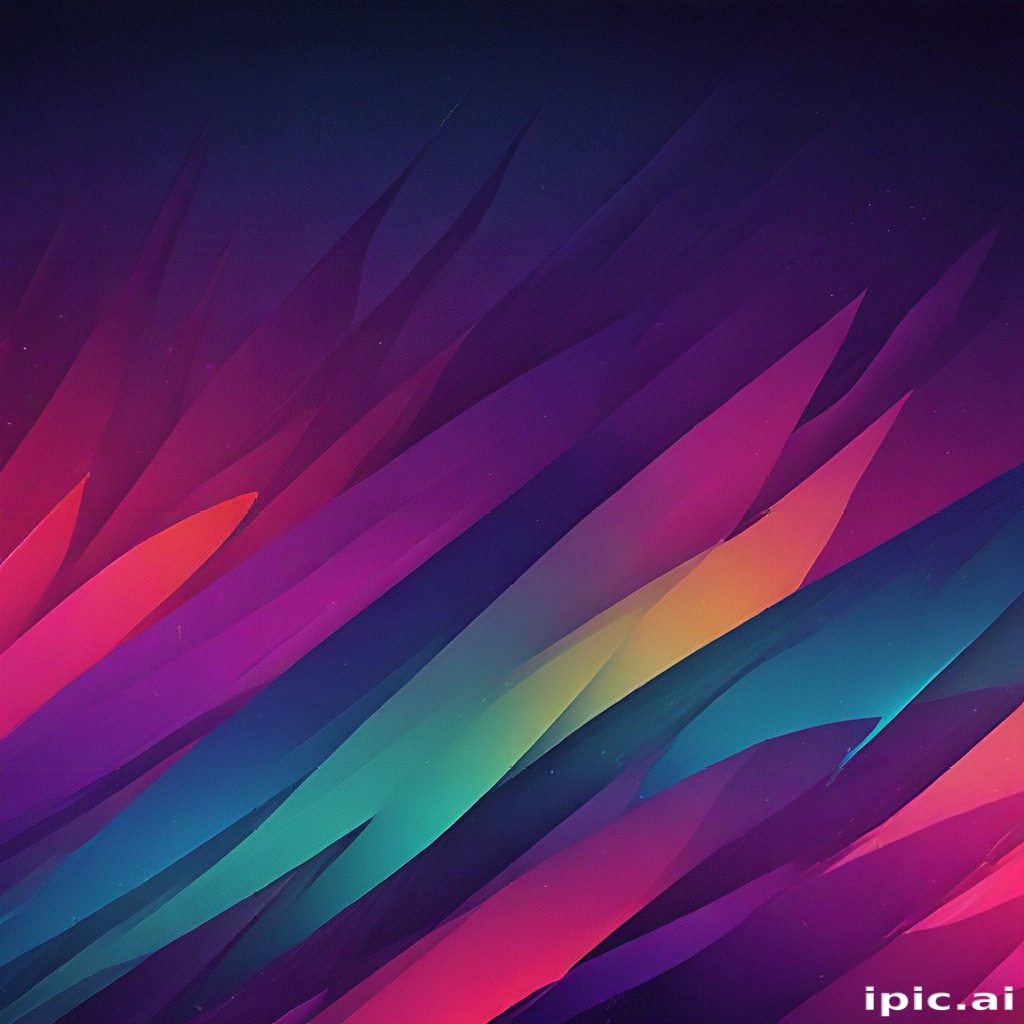 Vibrant Abstract Background of Colorful Sharp Waves in Motion