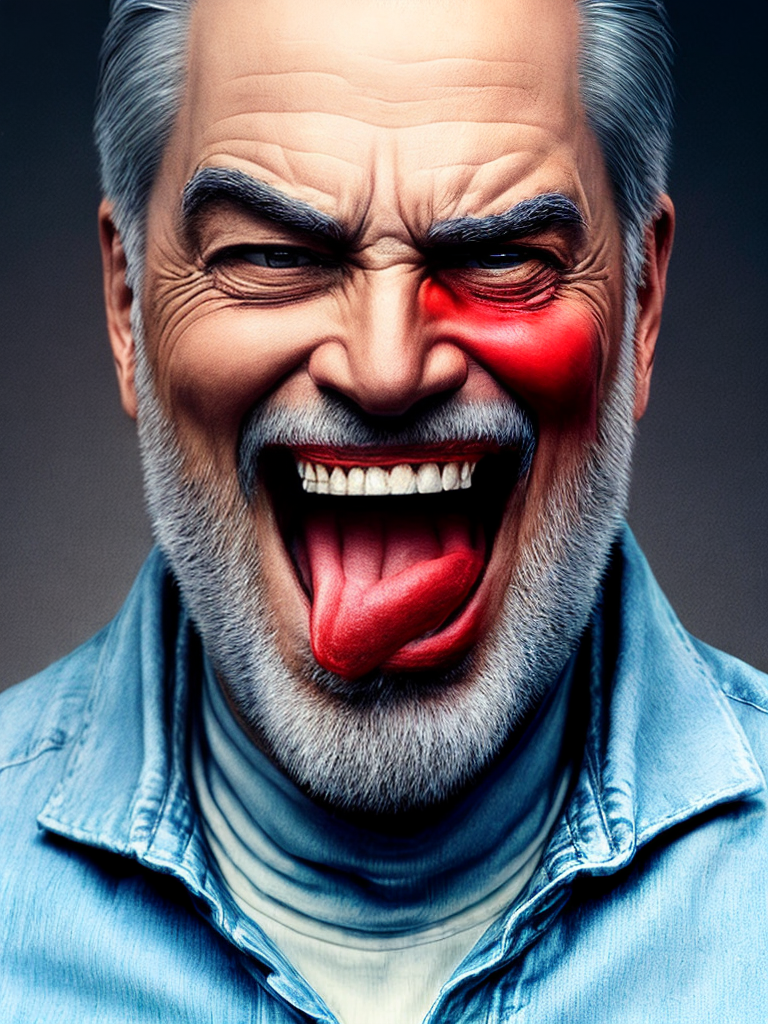 image of a politician with an evil face behind images of beings from ...