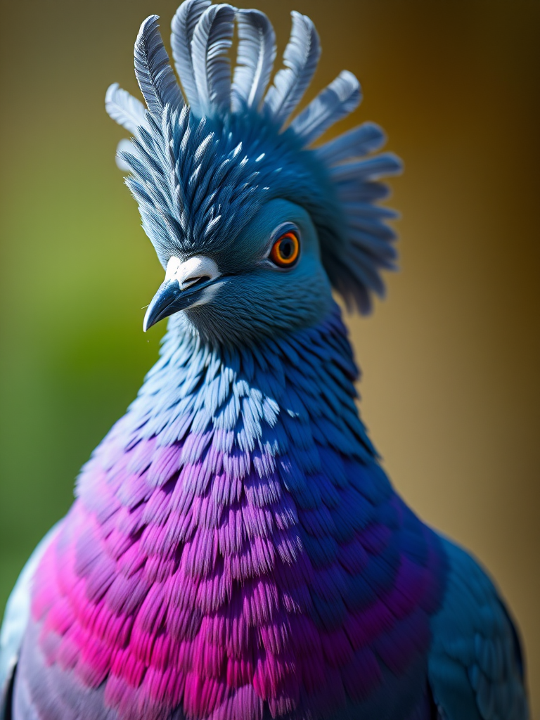 A Colorful and Majestic Bird Displaying Vibrant Feathers and Unique ...