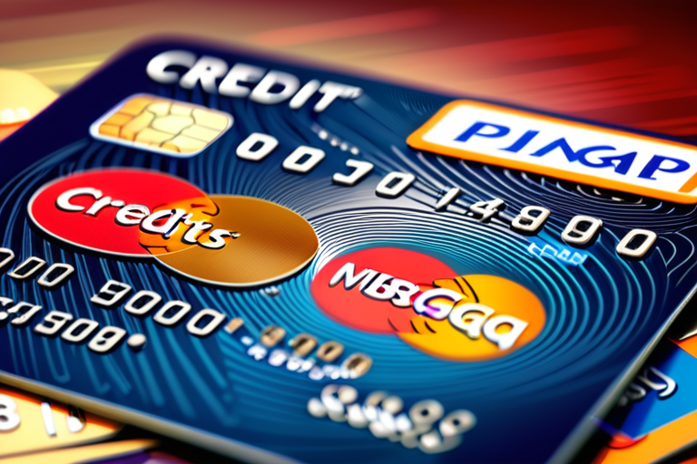 Close-Up of Credit Cards Displaying Logos and Card Details in Colorful ...