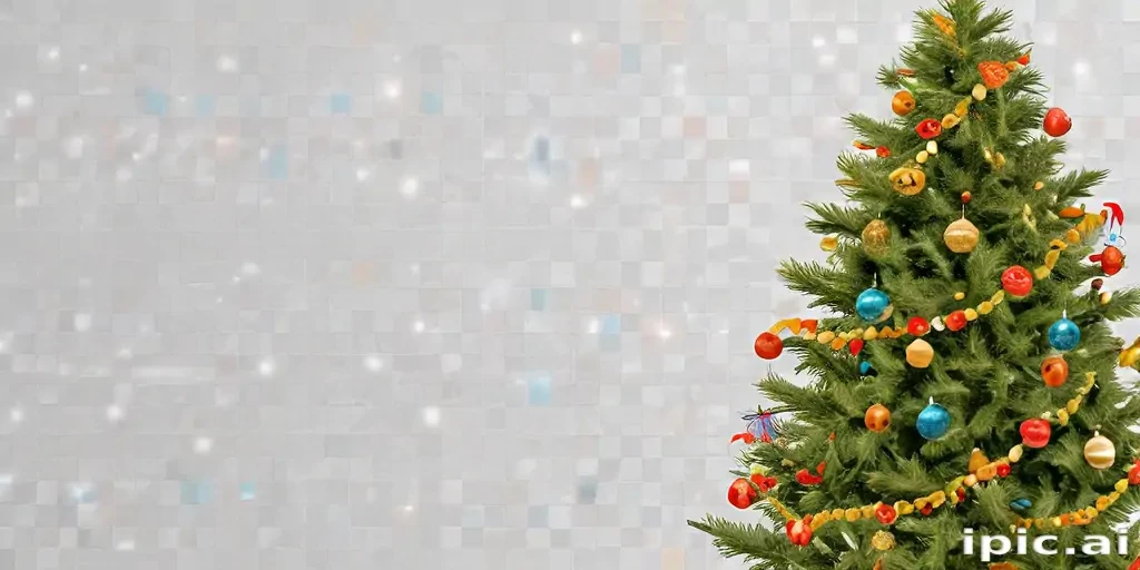 A Beautifully Decorated Christmas Tree Against a Subtle Background of ...