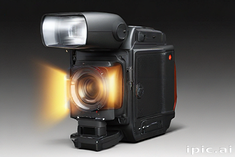 High-Performance Camera Flash Unit Capturing Stunning Photographic ...