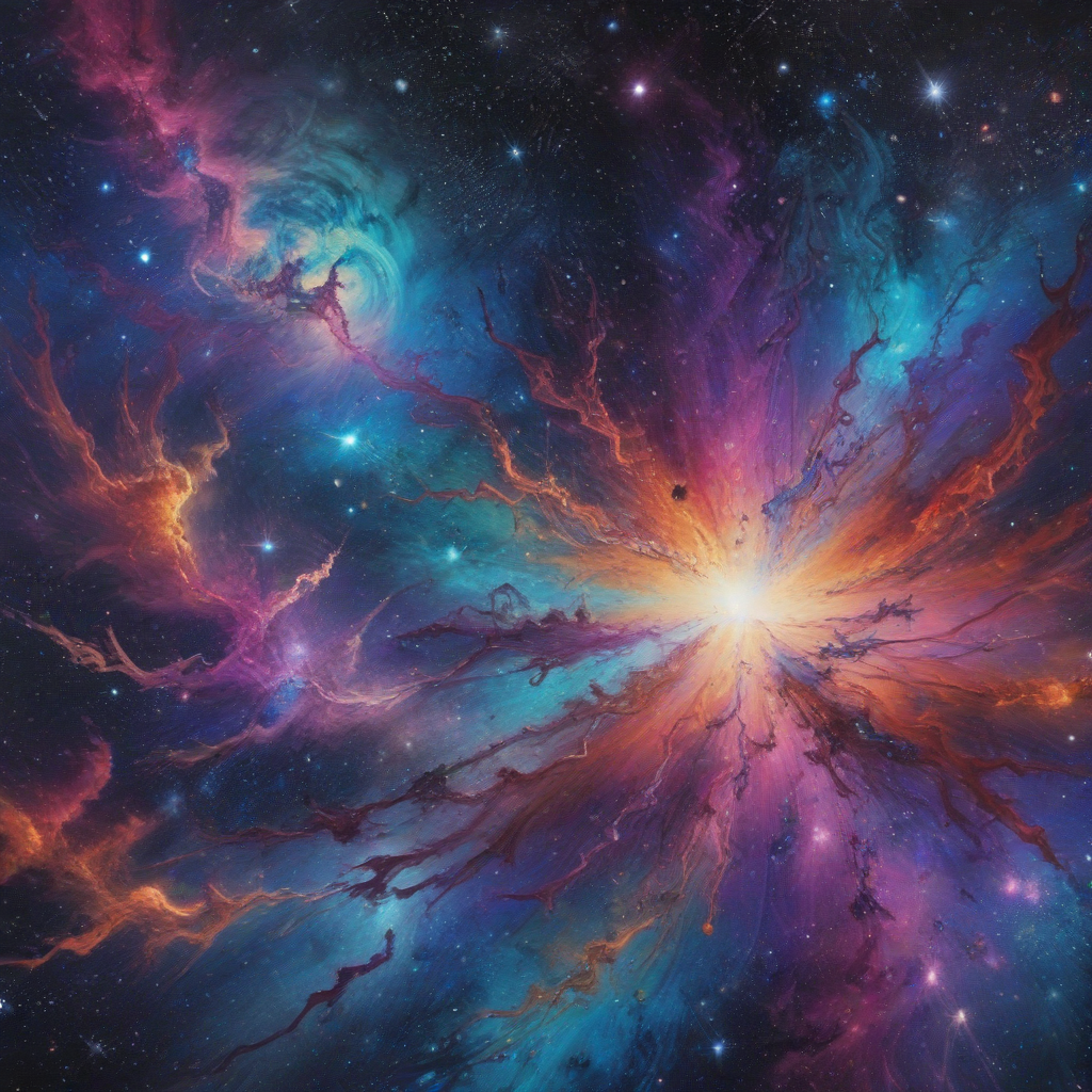cosmic illusions, cosmos, colorful space, psychedelic, hyper-realistic ...