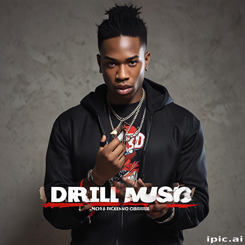 Young Artist Embracing the Vibe of Modern Drill Music Culture