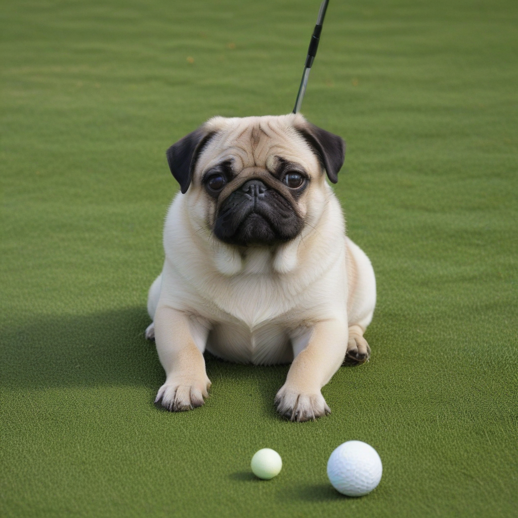 golf pug