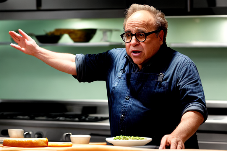 Danny DeVito as chef Gordon Ramsey