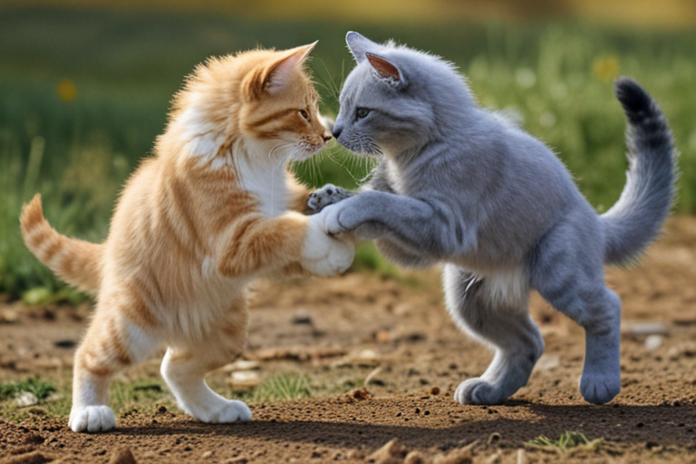 warrior cats fighting