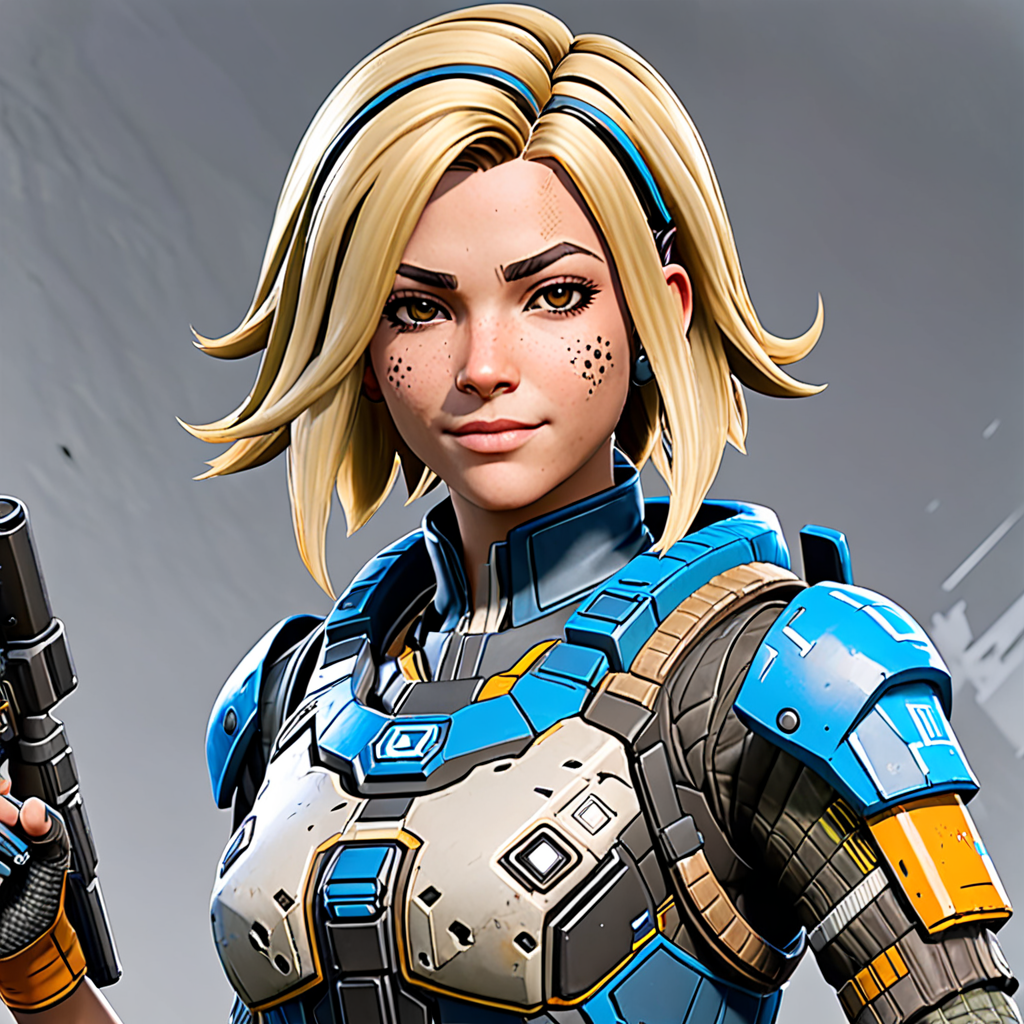 Apex legends wattson blonde hair