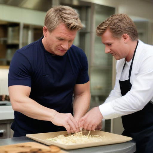 Gordon Ramsay cooking