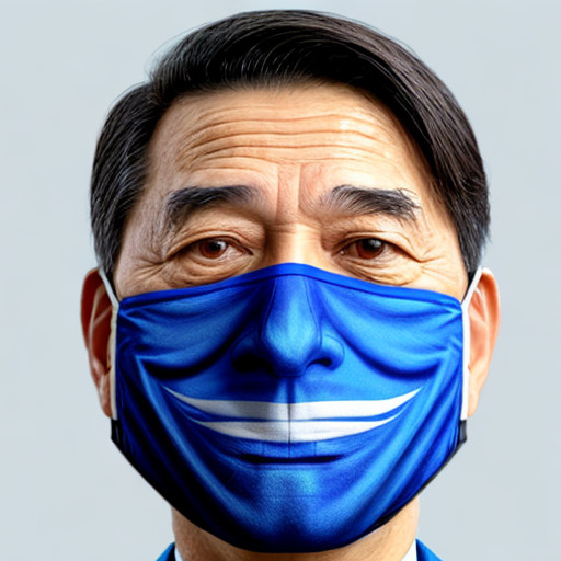 stupid president face masked