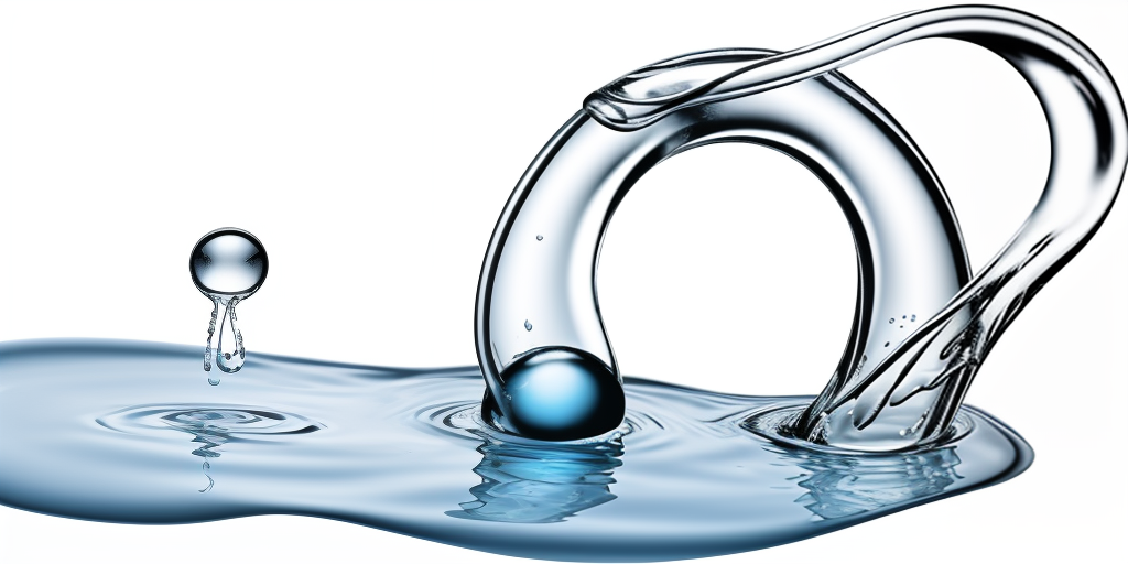 Dynamic Water Forms: A Stunning Display of Fluid Motion and Reflection