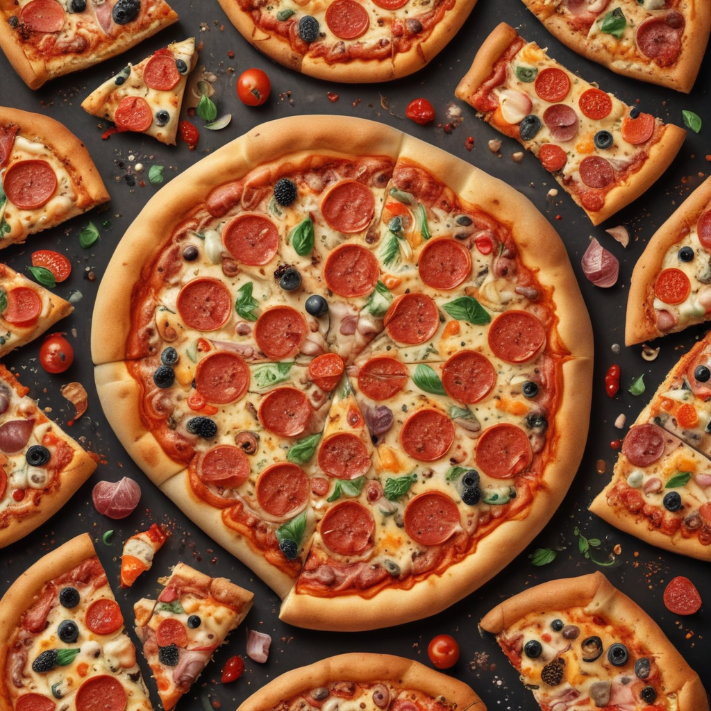 A Delicious Spread of Pepperoni Pizza Slices Perfect for Sharing and ...