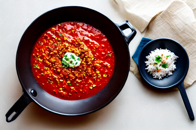 One bowl rajma and one seprate bowl rice