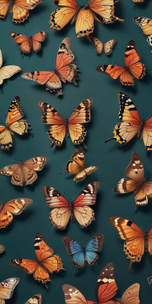 A Colorful Array of Butterflies Displaying Nature's Vibrant Beauty and ...