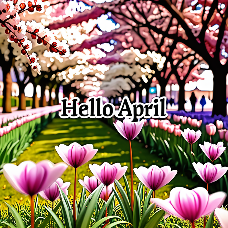 Welcoming the Beauty of Spring with Blooming Flowers in April