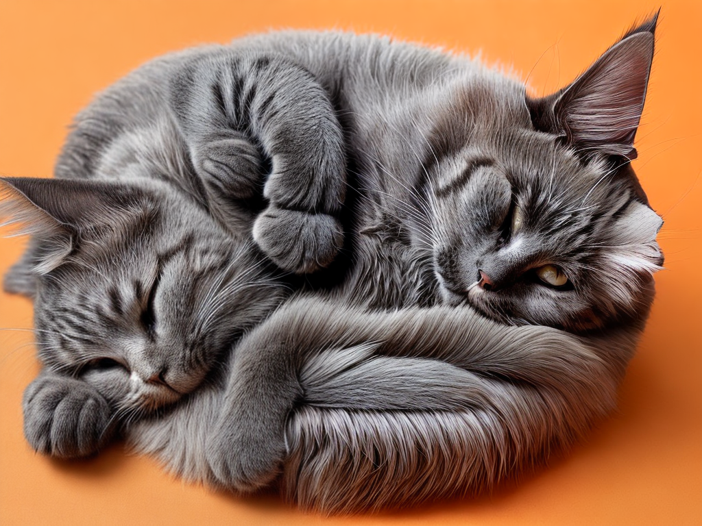 Cat with paws covering ears