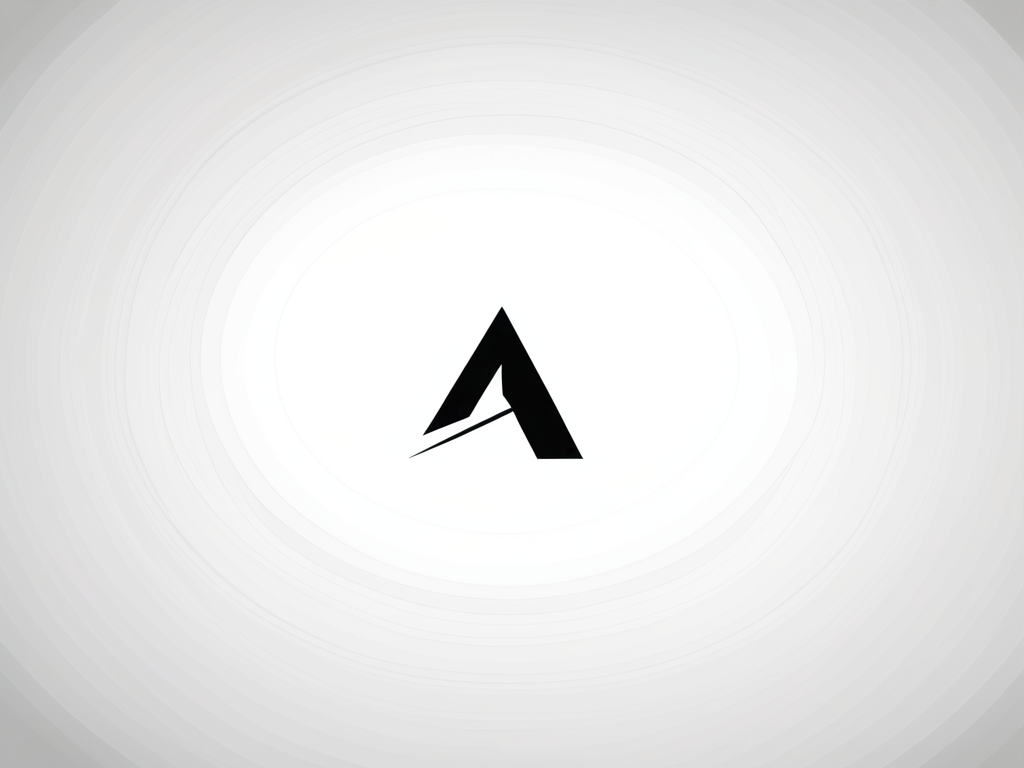 Modern Minimalist Logo Design Featuring a Distinctive Stylized Letter A