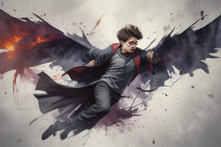 harry potter battle abstract