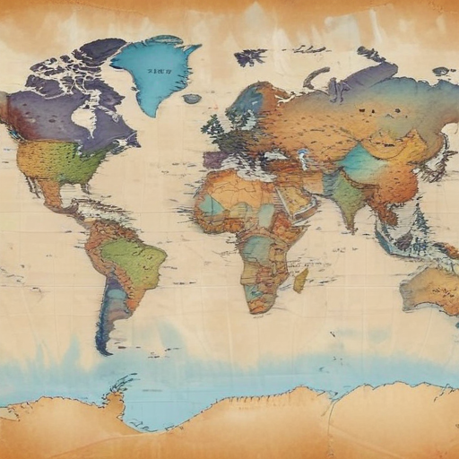 please show me a confusing map of the world