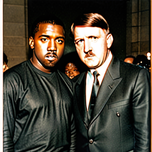 Adolf Hitler with Kanye West