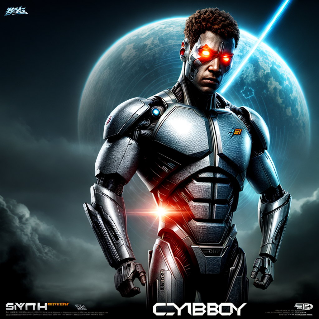 cyborg sci fi movie poster art