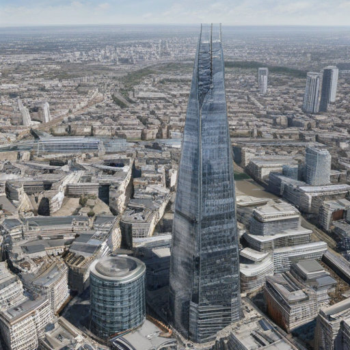A drawing the Shard