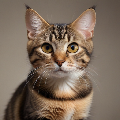 cute brown tabby cat