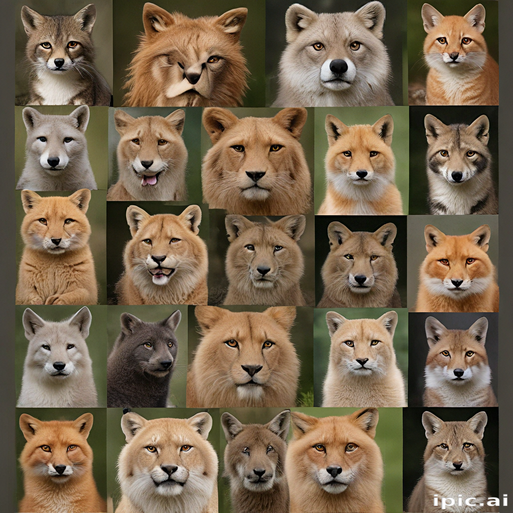 Exploring the Majestic Faces of Wild Animals in Stunning Detail