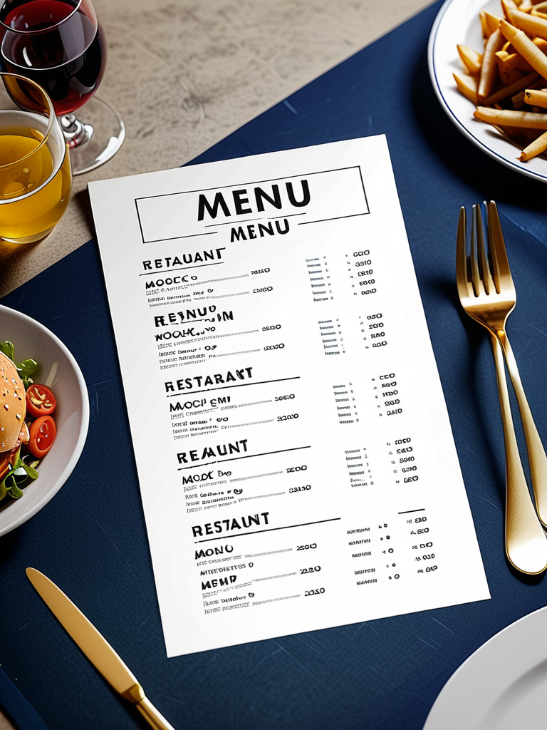 Colorful Dining Experience Featuring a Diverse Menu Selection for All ...