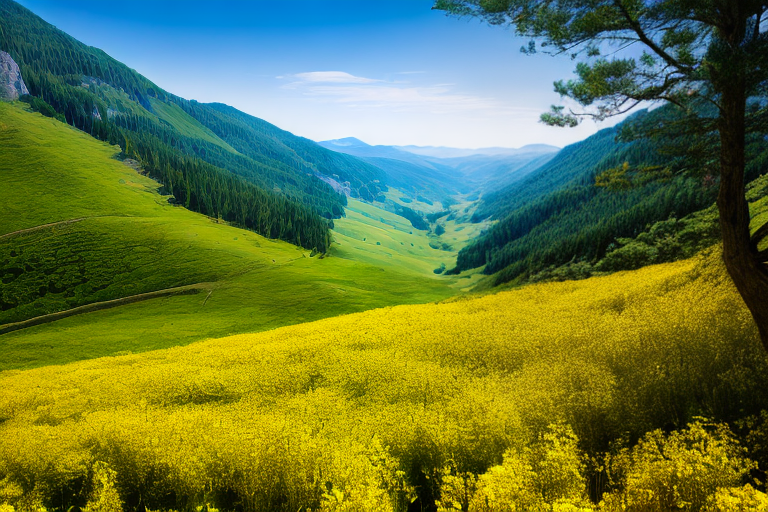 HIGH QUALITY, florest landscape (professional camera photo),