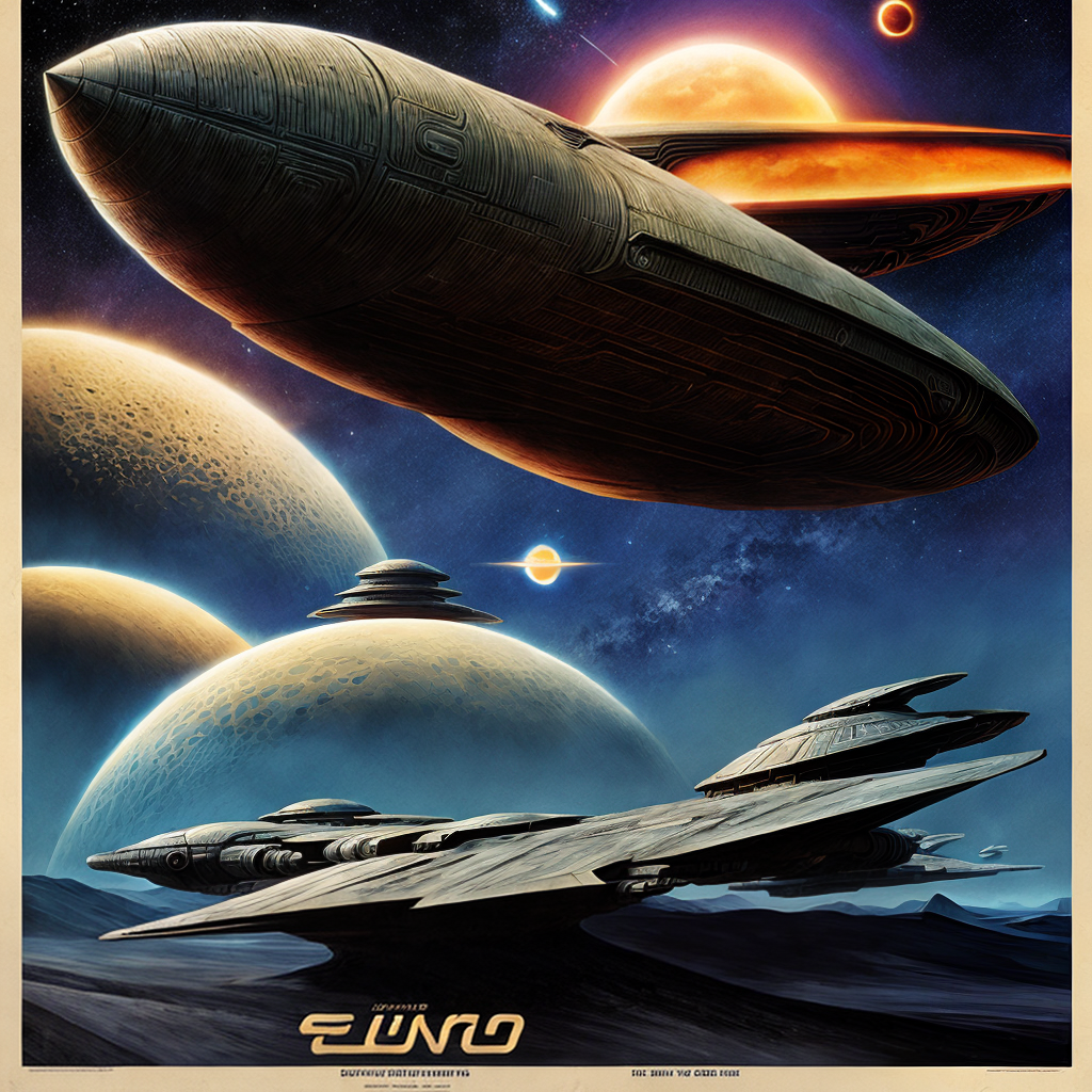 dune space ship movie poster art