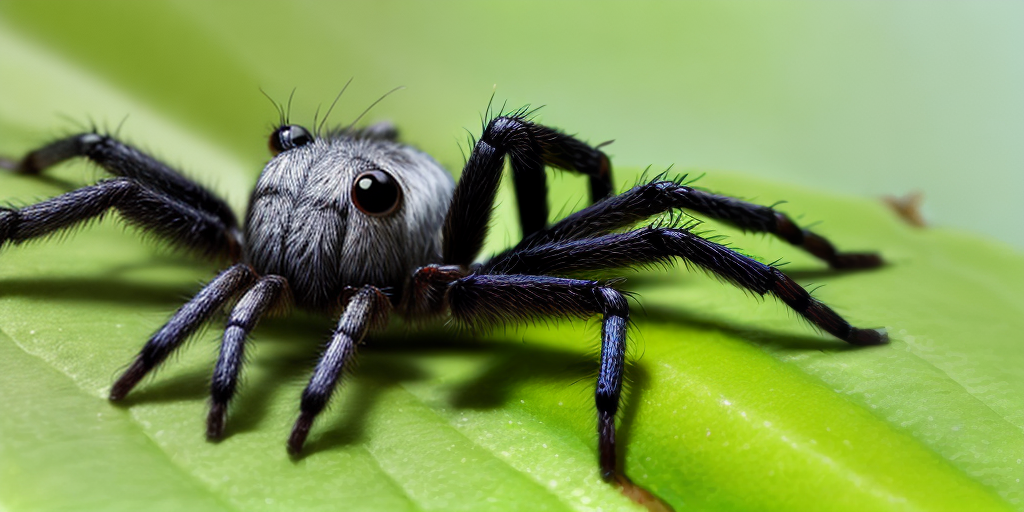 spiders crawling on a womans crying face