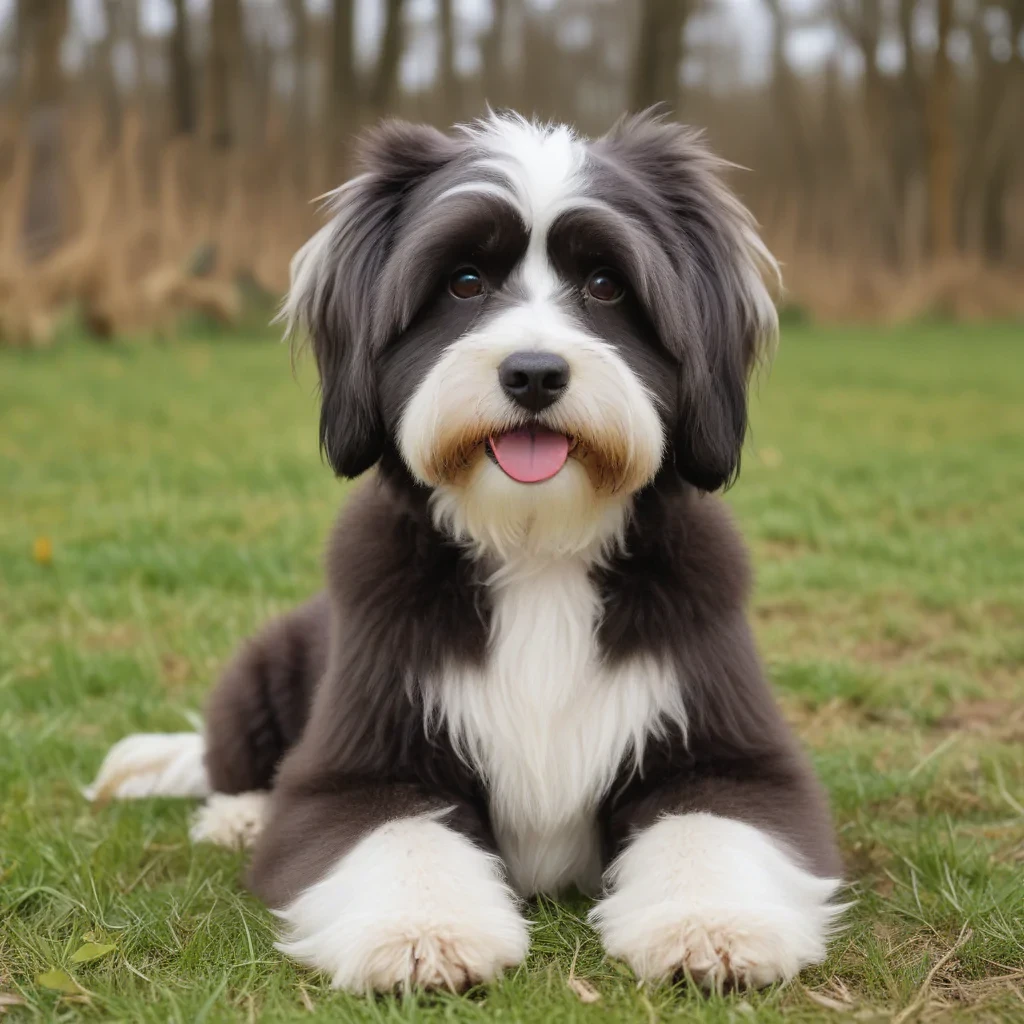 A Cute and Playful Dog Enjoying a Sunny Day in the Park