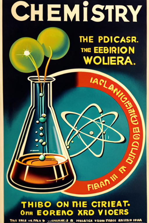chemistry propaganda science poster