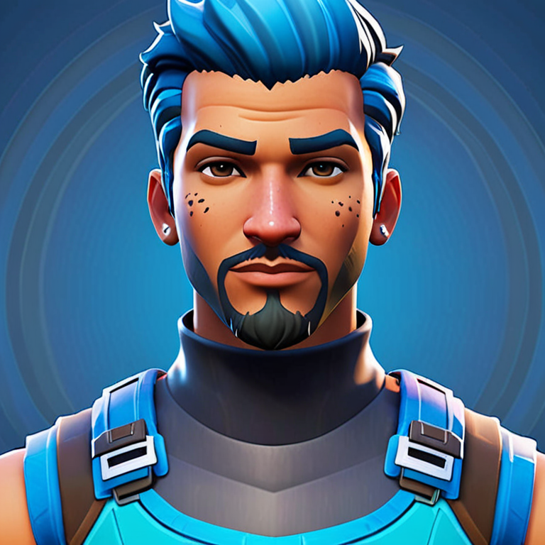 Blue Fortnite skin