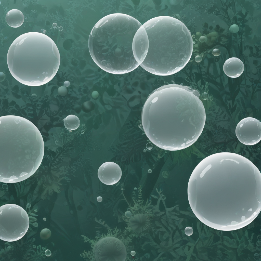 a background for a powerpoint slide with very different ecosystems in ...