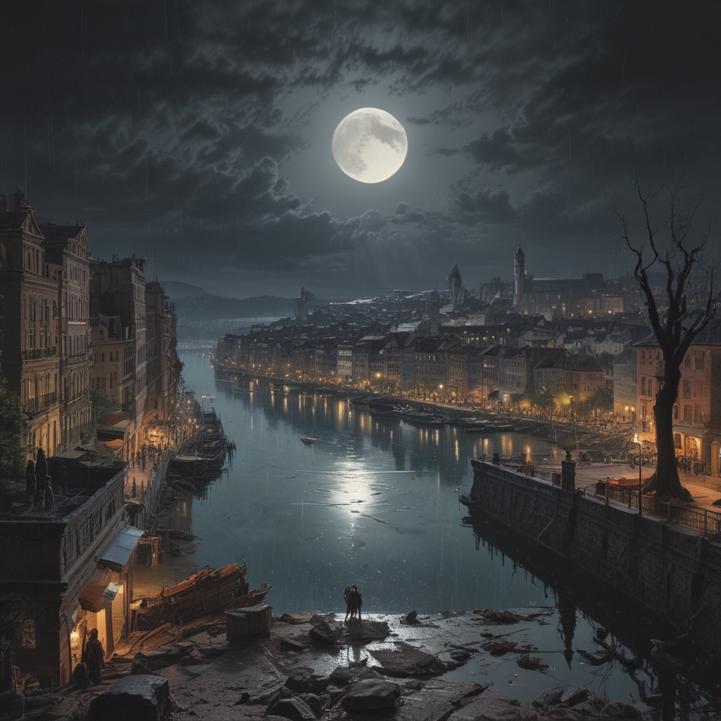 roman empire jean giraud moebius oniric landscape piranesi lake ...